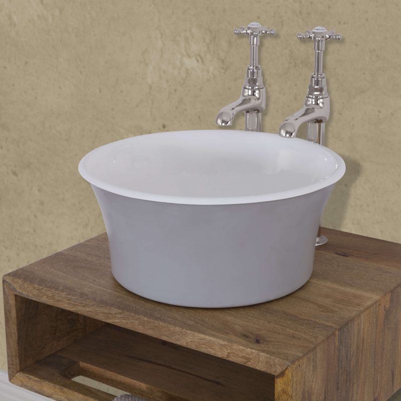 Cast Iron Tub Basin - Surface Basins' Collection - Harlequin Bathrooms